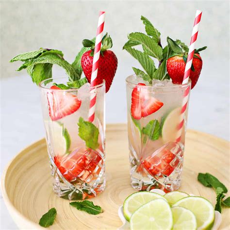 Strawberry Mojito Cocktail