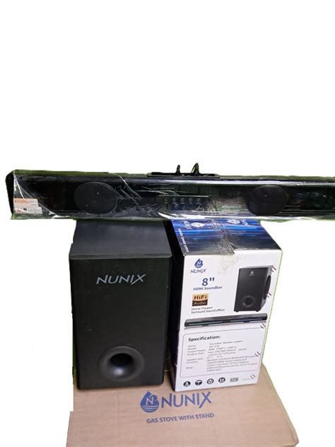 Nunix A36 Soundbar Speaker System Deqcue Space And Style