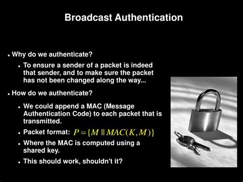 Ppt Timed Efficient Stream Loss Tolerant Authentication Rfc 4082 Powerpoint Presentation
