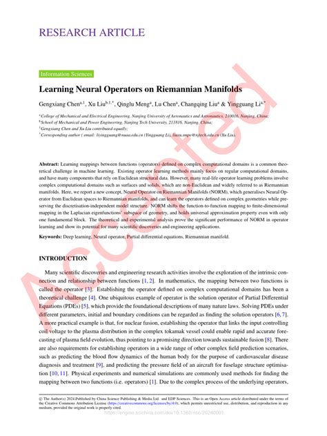 PDF Learning Neural Operators On Riemannian Manifolds