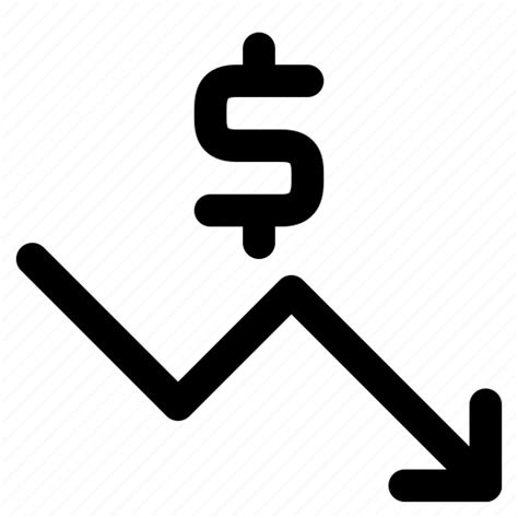 Chart Finance Lose Icon Download On Iconfinder