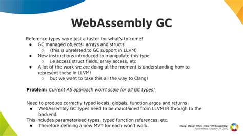 Clang Clang Whos There Webassembly Ppt