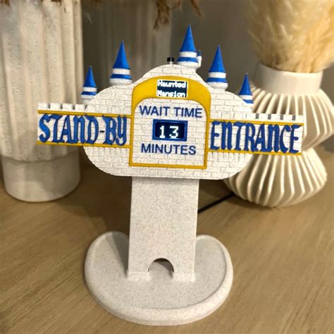Wait Time Sign W Mk Rides Subscription Required Magic Band Readers