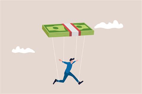 사업가 꼭두각시 인형 돈에 의해 조종되고 있습니다 자본주의의 개념 탐욕스러운 노동 환경 노예 제도 의사 결정 조작 또는 뇌물 수수 및 부패 감사에 대한 스톡 벡터 아트 및