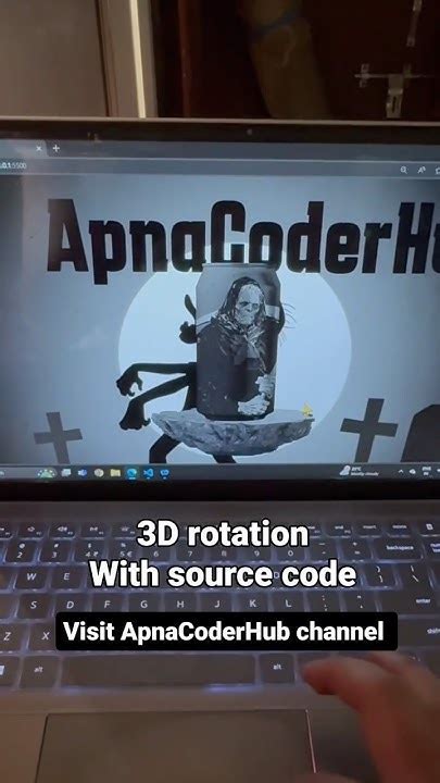 3d Rotation Effect Using Html And Css Shorts Youtube
