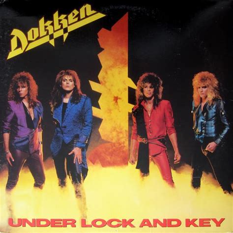 Dokken Under Lock And Key Lp Album Promo