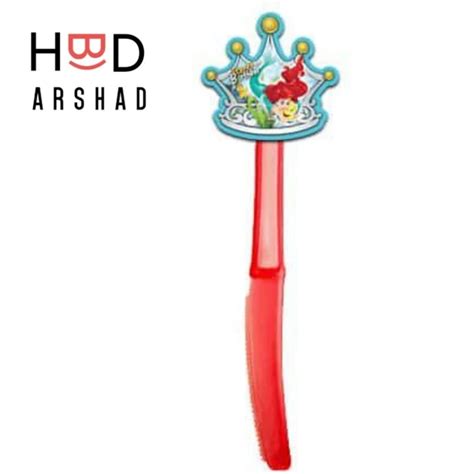 خرید و قیمت کارد تم پری دریاییبسته10 عددی ترب