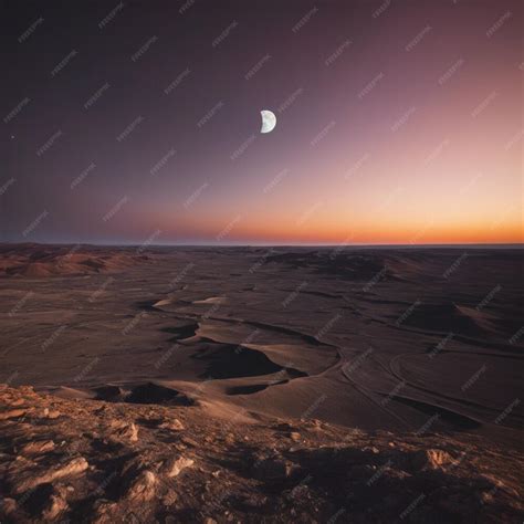 Premium Photo Twilight Embrace A Celestial Dance Between Sun And Moon