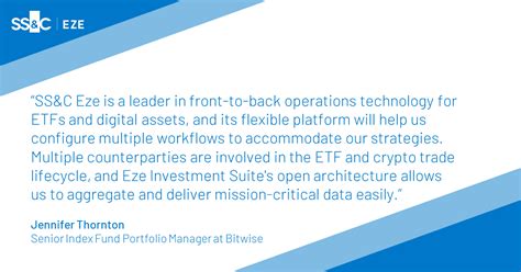 Bitwise Asset Management Selects Ssandc Bitwise Asset Management Selects Ssandc