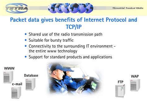 PPT TETRA Data Services Including Internet IP Packet Data Access PowerPoint Presentation