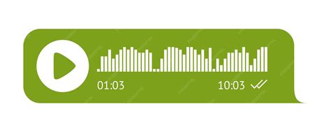Premium Vector Recording Of Audio Message Template Ui Element Of