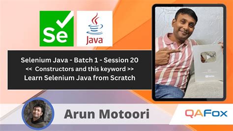 Day 20 Core Java Constructors And This Keyword Selenium Java Batch 1 Youtube