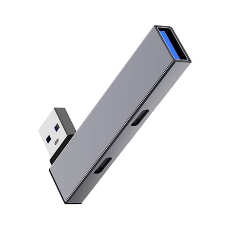 Windland Aluminum Usb3 0 Hub Usb Splitter Usb Expander Usb To 2type C