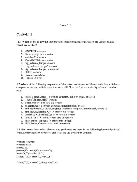 Exercitii Prolog Pdf Logic Semiotics