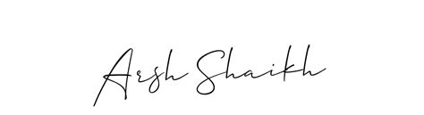 92 Arsh Shaikh Name Signature Style Ideas Ultimate Esign