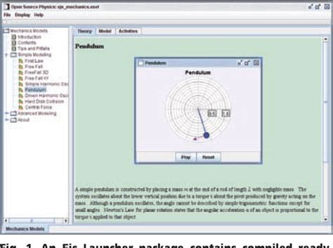 Figure 1 From Modeling Physics With Easy Java Simulations Semantic Scholar