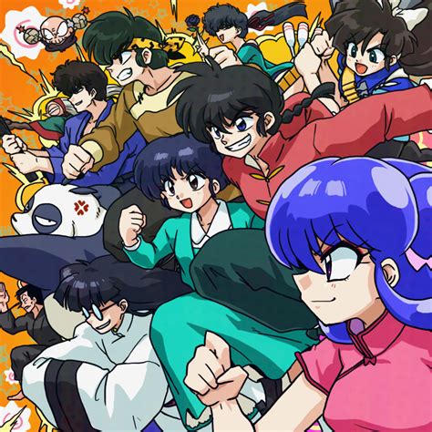 Shampoo Tendou Akane Saotome Ranma Hibiki Ryouga Kuonji Ukyou And