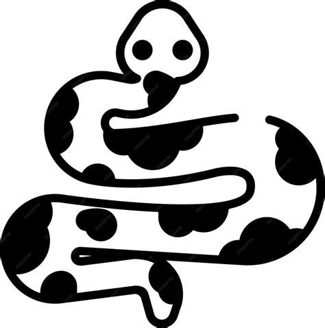 Premium Vector Phyton Glyph And Line Vector Illustration