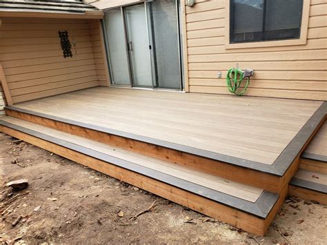 Timbertech Legacy Pecan With Espresso Border