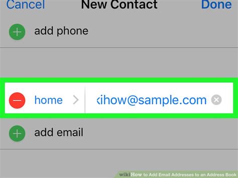 How To Add Email Addresses To An Address Book Steps