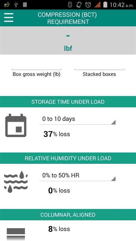 Calc Box Compression Test