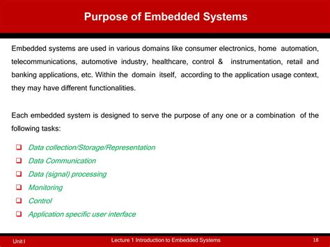 Lecture 1 Ppt Introduction To Embedded Systemspptx