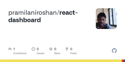 GitHub Pramilaniroshan React Dashboard