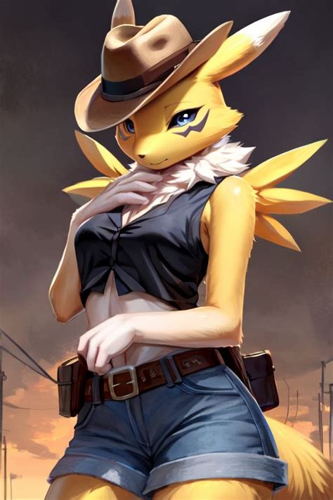 Gunslinger Renamon Digimon Universe Nsfw Character Ai Chat Juicychat Ai