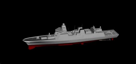 Turkish Tf2000 Destroyer 3d Model Cgtrader