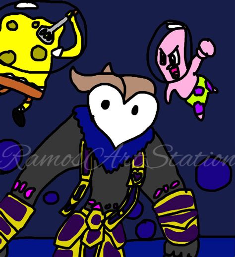 Spongebob And Patrick Vs Void Termina By Ramosartstation On Deviantart