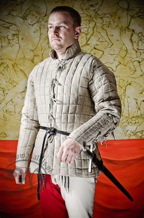 Medieval 15th Century Gambeson Padded Arming Gambeson For Reenactment
