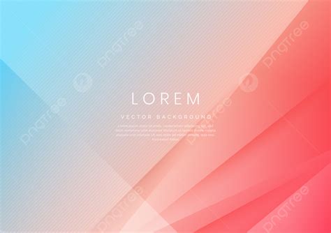 Abstract Soft Blue And Red Geometric Diagonal Overlay Layer Background