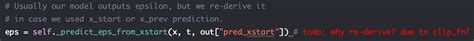 Why Re Derive Eps From X0 In Def Ddimsample · Issue 110 · Openai