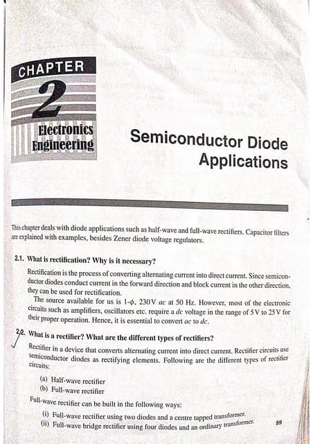 Semiconductors And Pn Junction Diodepdf