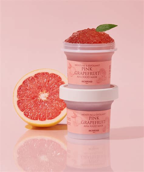스킨푸드 🩷핑크자몽 아하 푸드마스크 120g수분결케어