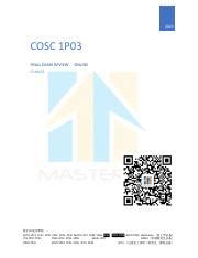 COSC 1P03 FINAL EXAM REVIEW pdf 2020 COSC 1P03 FINAL EXAM REVIEW ONLINE CONNOR 我们开设的课程 ACTG