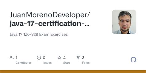 Github Juanmorenodeveloperjava 17 Certification Practice Java 17