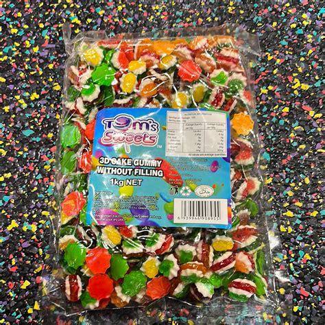Toms Sweets 3d Cake Gummy Without Filling 1kg Toms Confectionery Warehouse