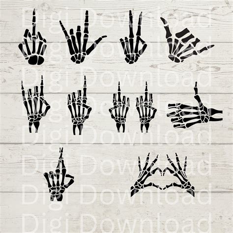 Skeleton Hands Svg Skeleton Hands Svg Halloween Svg Etsy