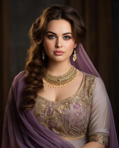 Curvy And Beautiful Russian Woman Premium Ai Generated Image