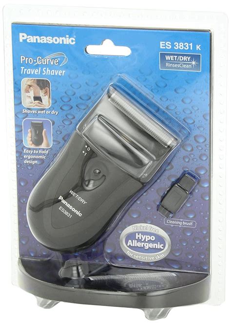 Panasonic Es3831k Electric Razor For Men Cordless Wetdry Shaver With Ergonomic Grip Black
