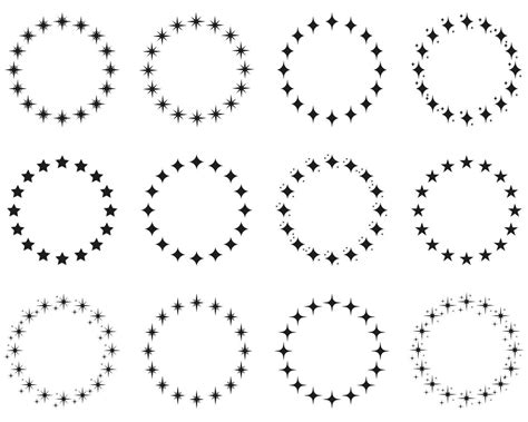 Star Circle Pattern Vector Art Icons And Graphics For Free Download
