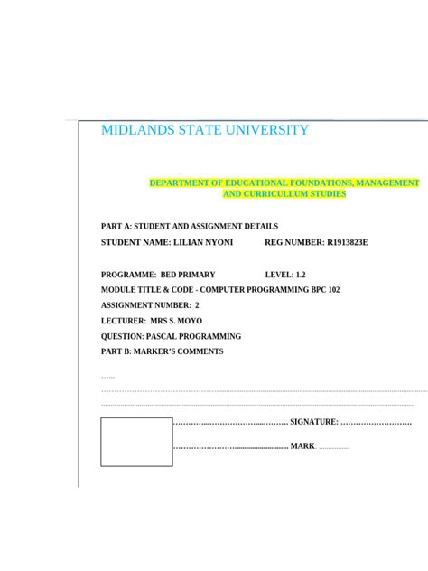 Pascal Programming Assignment 2 Pdf Variable Computer Science Data Type