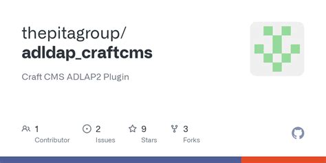 Github Thepitagroupadldapcraftcms Craft Cms Adlap2 Plugin