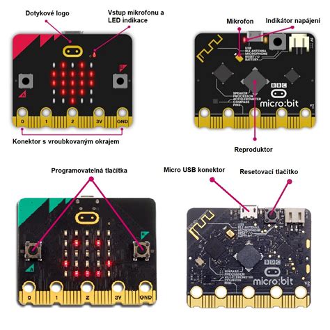 Bbc Microbit V22 V221 Go Kit Pro Výuku Programování