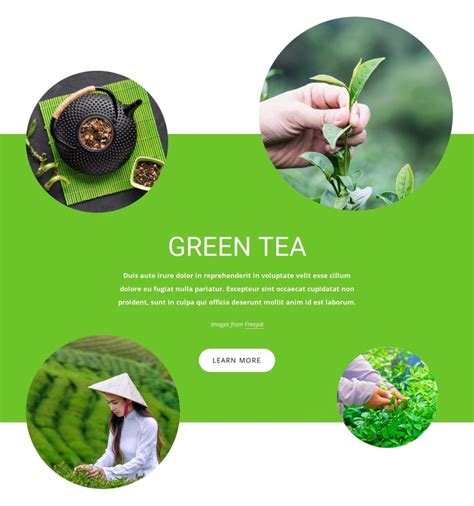 Green Tea Css Template By Nicepage