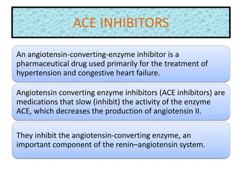 Ace Inhibitors Pdf Nikhil Pdf
