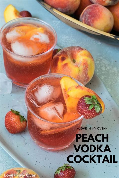 Peach Vodka Cocktail Artofit