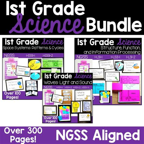 1st Grade Ngss Bundle 1st Grade Science Curriculum Thrifty In Third