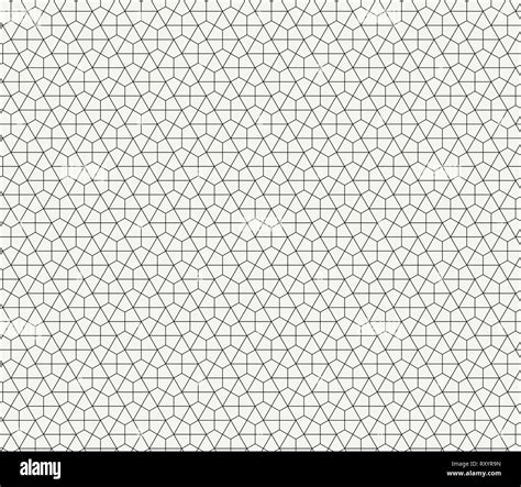 Seamless Geometric Pattern Simple Flat Vector Illustration Stock Vector